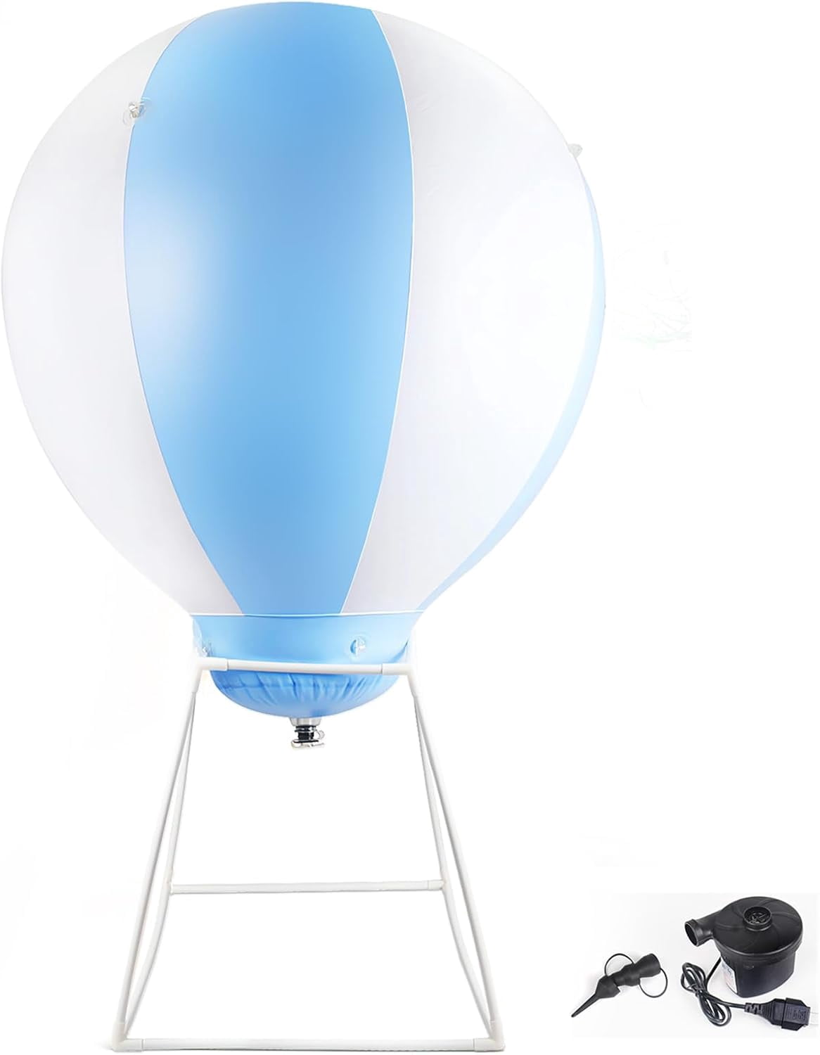 3FT Half Hot Air Balloon with Stand，Inflatable Baby Shower Party Hot ...