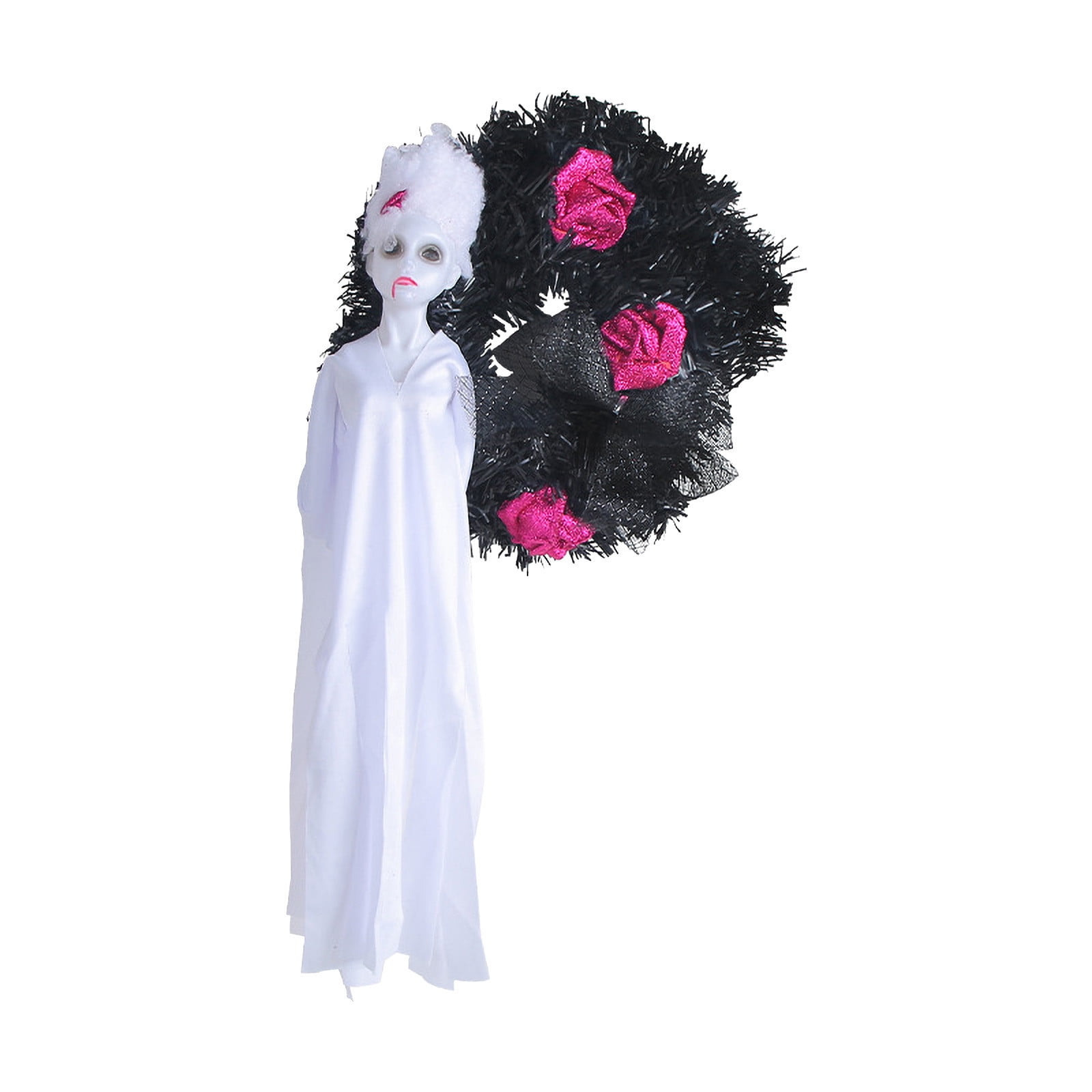 3FT Hanging Ghost Decor - Full Body Fabric with Plastic Hands for ...