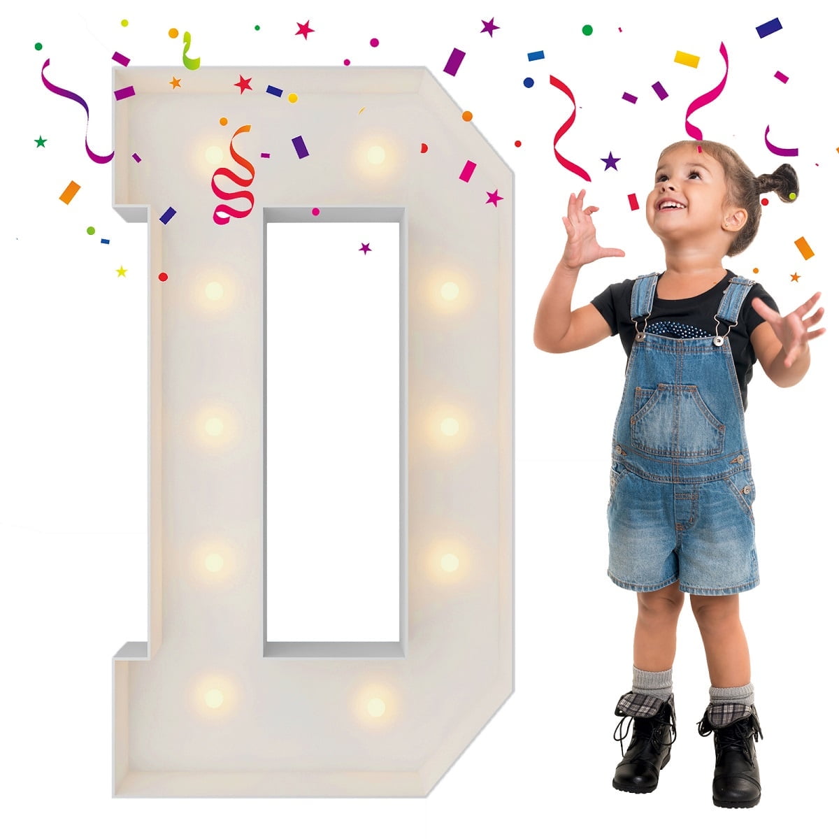 3FT Marquee Light Up Letters, Large Marquee Letters, Mosaic Balloon ...