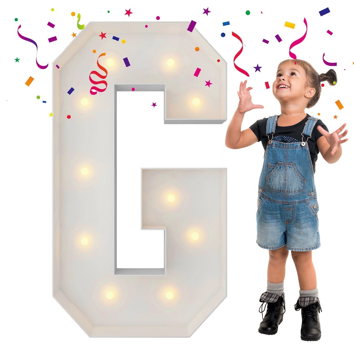 3FT Marquee Light Up Letters, Large Marquee Letters, Mosaic Balloon ...