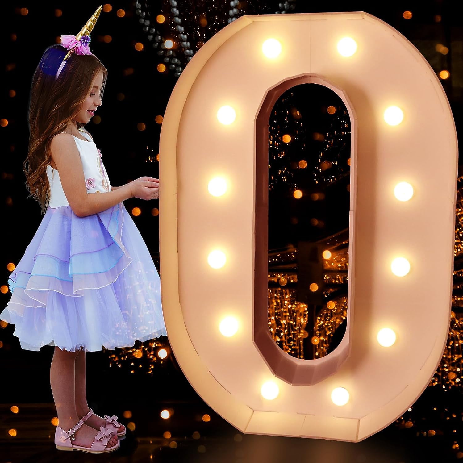 3FT Marquee Light Up Numbers, Marquee Numbers for 1st 16th 21st ...