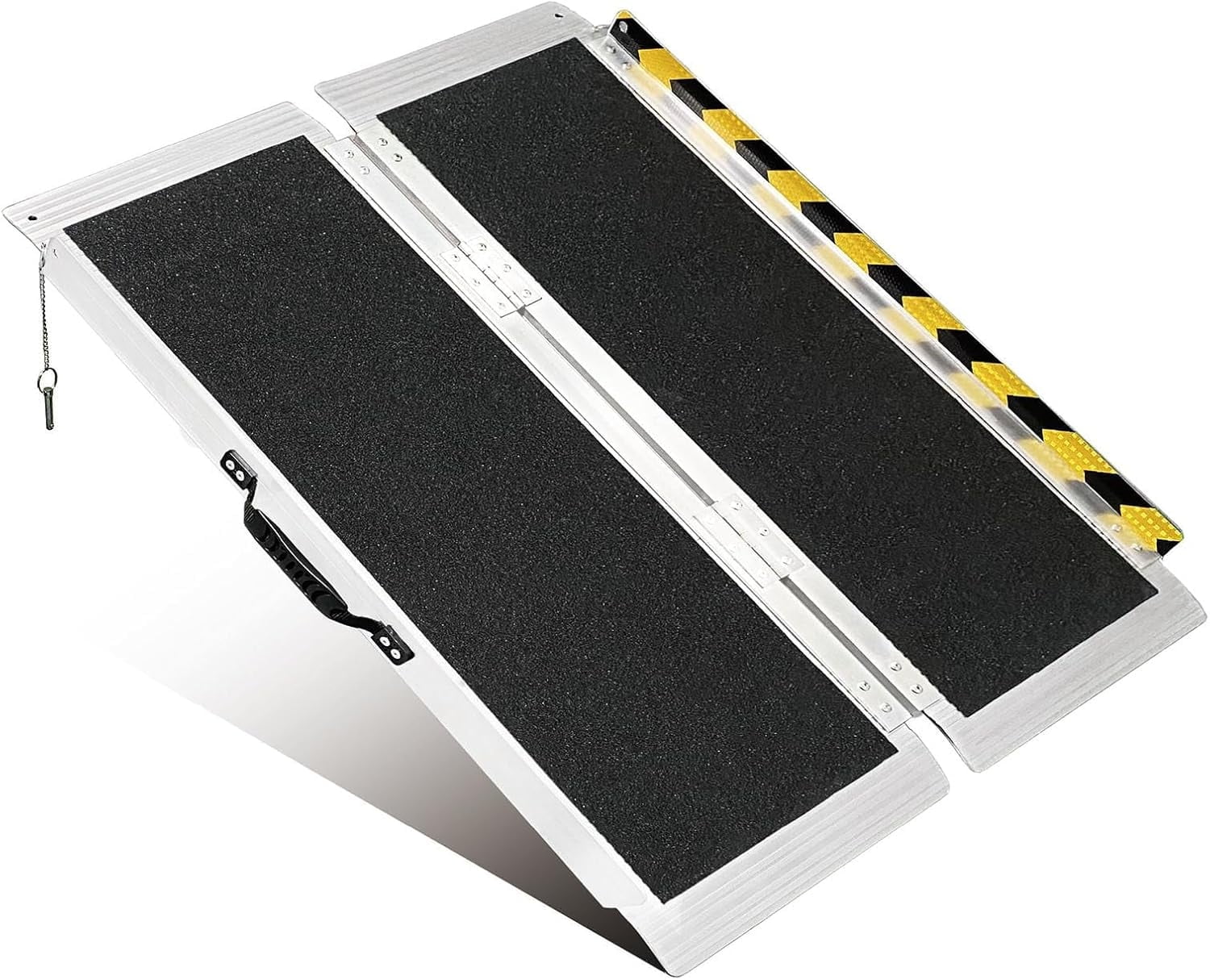 3FT Portable Wheelchair Ramp, Non-Slip Aluminum Folding Handicap Ramp ...