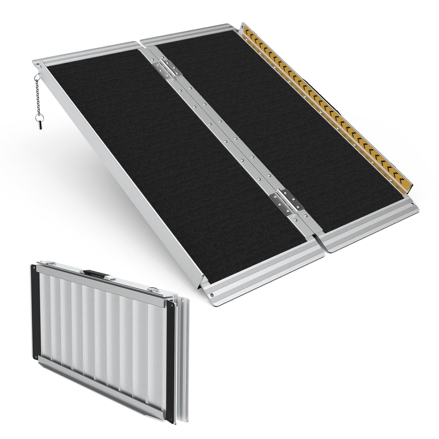 3FT Portable Wheelchair Ramp with Load-Reducing Shoulder Strap ...