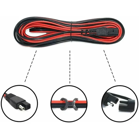 3Ft 14Awg Sae To Sae Extension Cable 2 Pin Quick Disconnect Wire ...