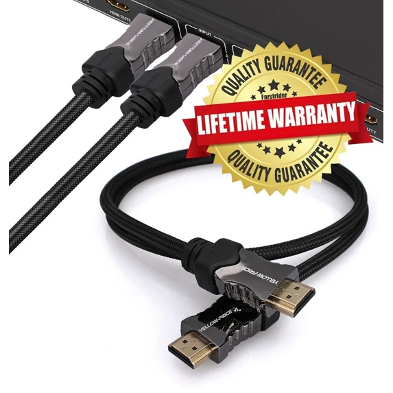 [3Ft 8K Hdmi Cable] High-Speed Hdmi To Hdmi 2.1V Cable Lead 3D Ethernet ...