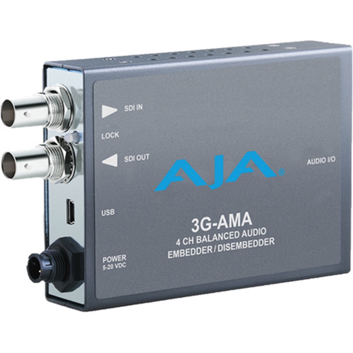 AJA 3G-SDI 4-Channel Analog Balanced Audio Embedder/Disembedder Mini ...