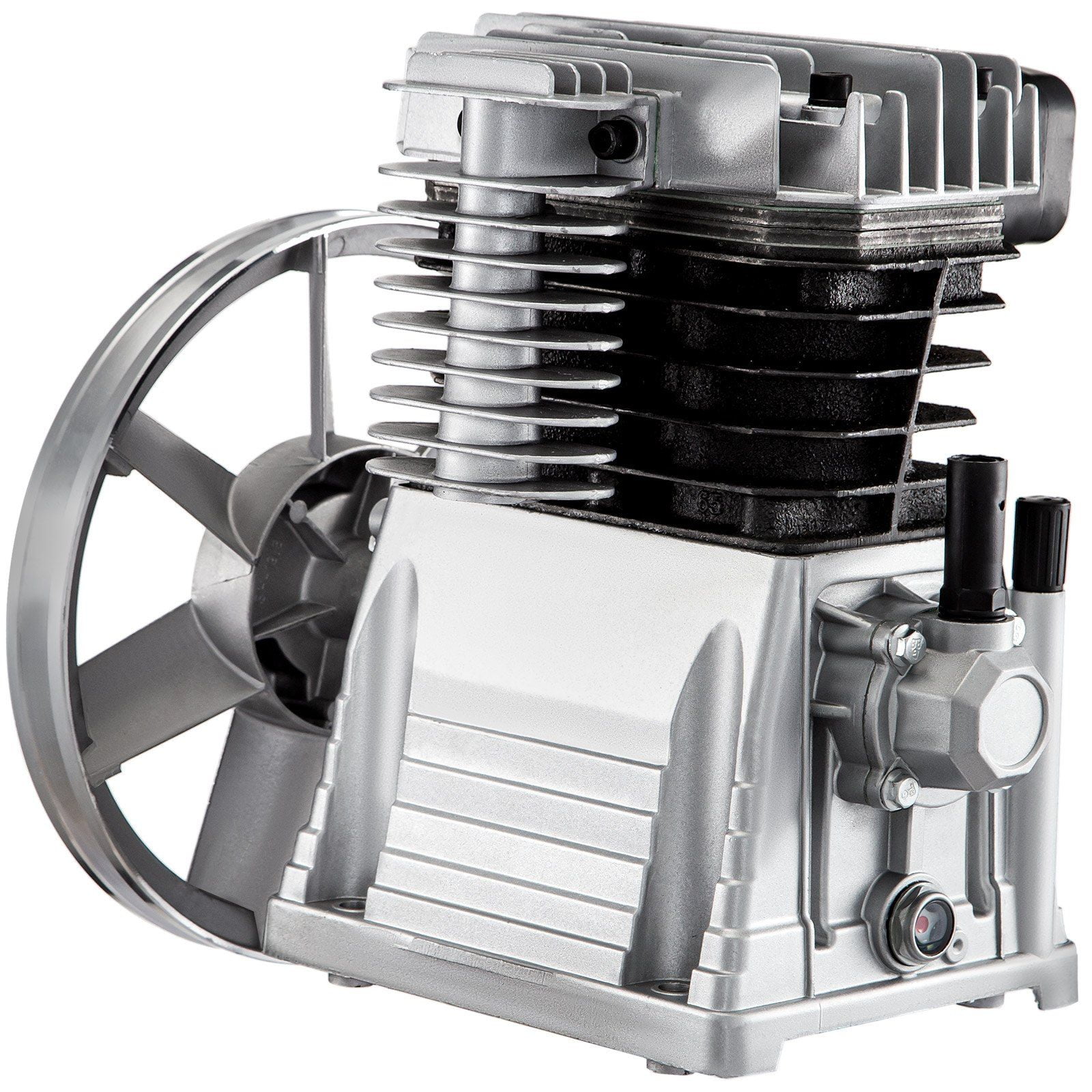 3HP Air Compressor Pump, 11CFM Industrial Piston Pump, 1300RPM Single ...