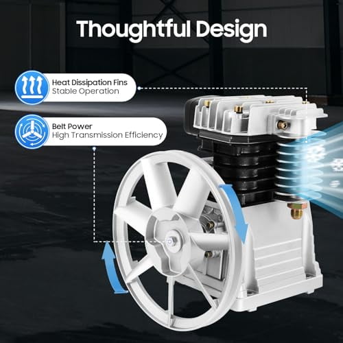 3HP Air Compressor Pump Head 2.2kw 250L/min Air Compressor Motor Head ...