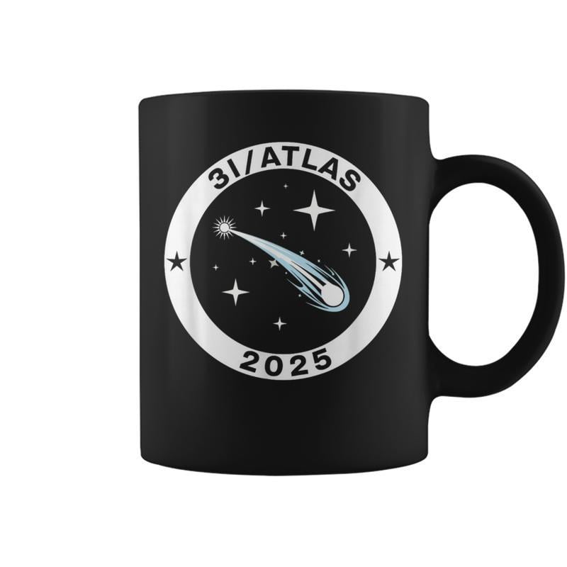 3IAtlas 2025 Interstellar Comet Space Astronomy Emblem Coffee Mugs ...