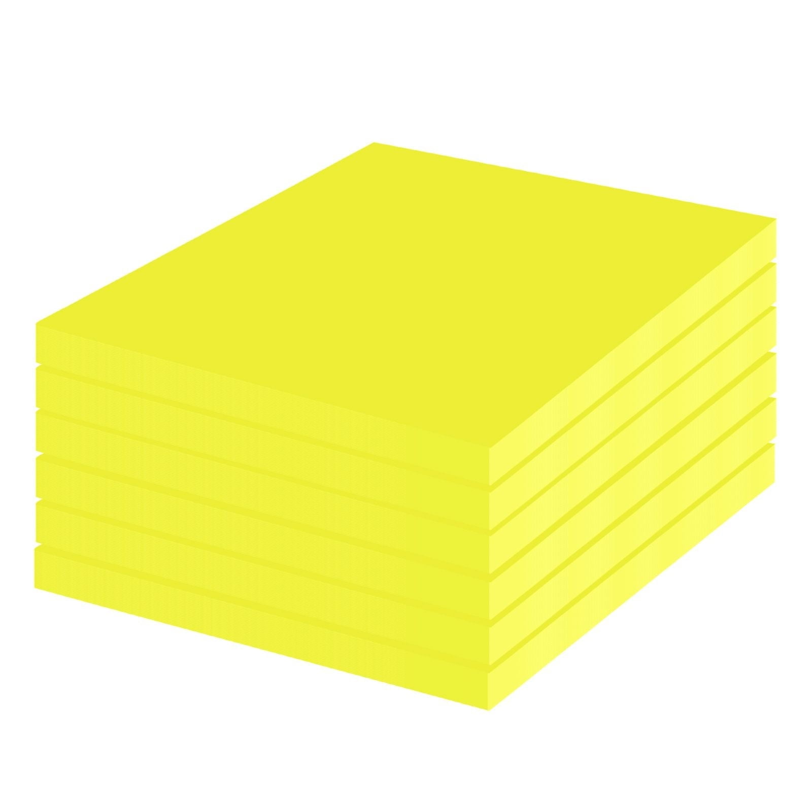 3IN 300PCS Transparent Sticky Notes Coloured Stickers, Clean Removal ...