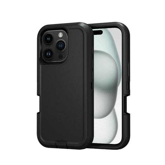 3IN1 Dual Layer Heavy Duty Armor Phone Case for IPhone 17 Air 15 13 12 ...