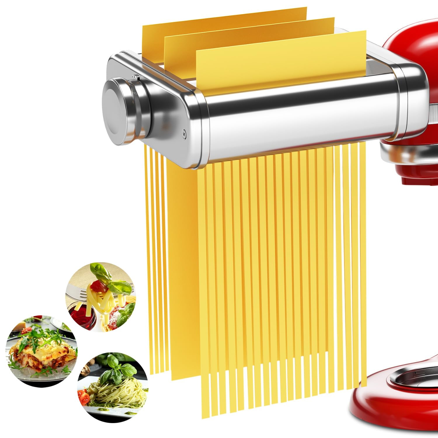 3IN1 Pasta Maker Attachment for All KitchenAid Mixers Kitchen aid Pasta ...