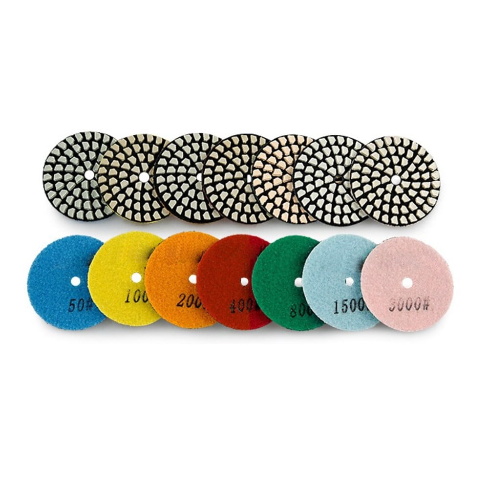 3In Dry Polishing Pad Sanding Discs 8Cm Grinding Wheel Marble Granite ...