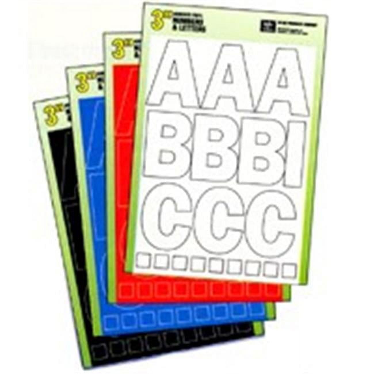 3In White Number/Letter Set - Walmart.com