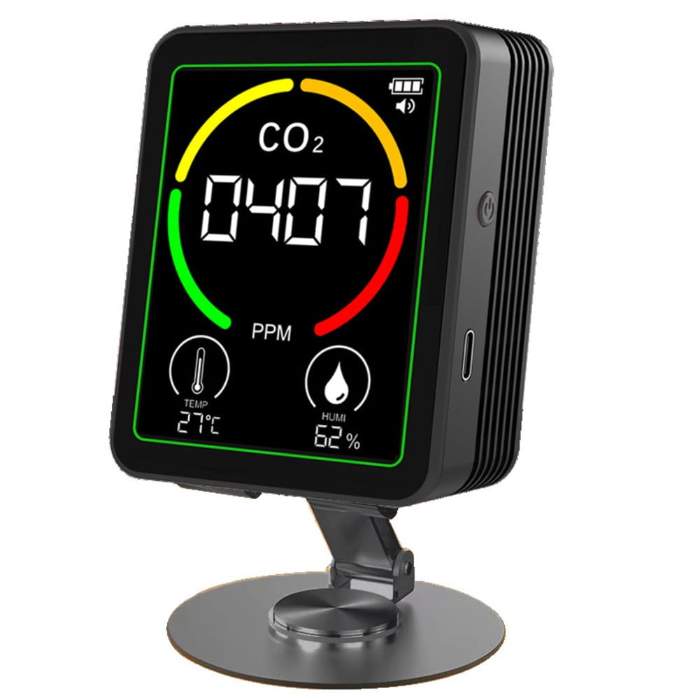 3In1 Air Quality Monitor Carbon Dioxide Temperature Humidity Measuring ...