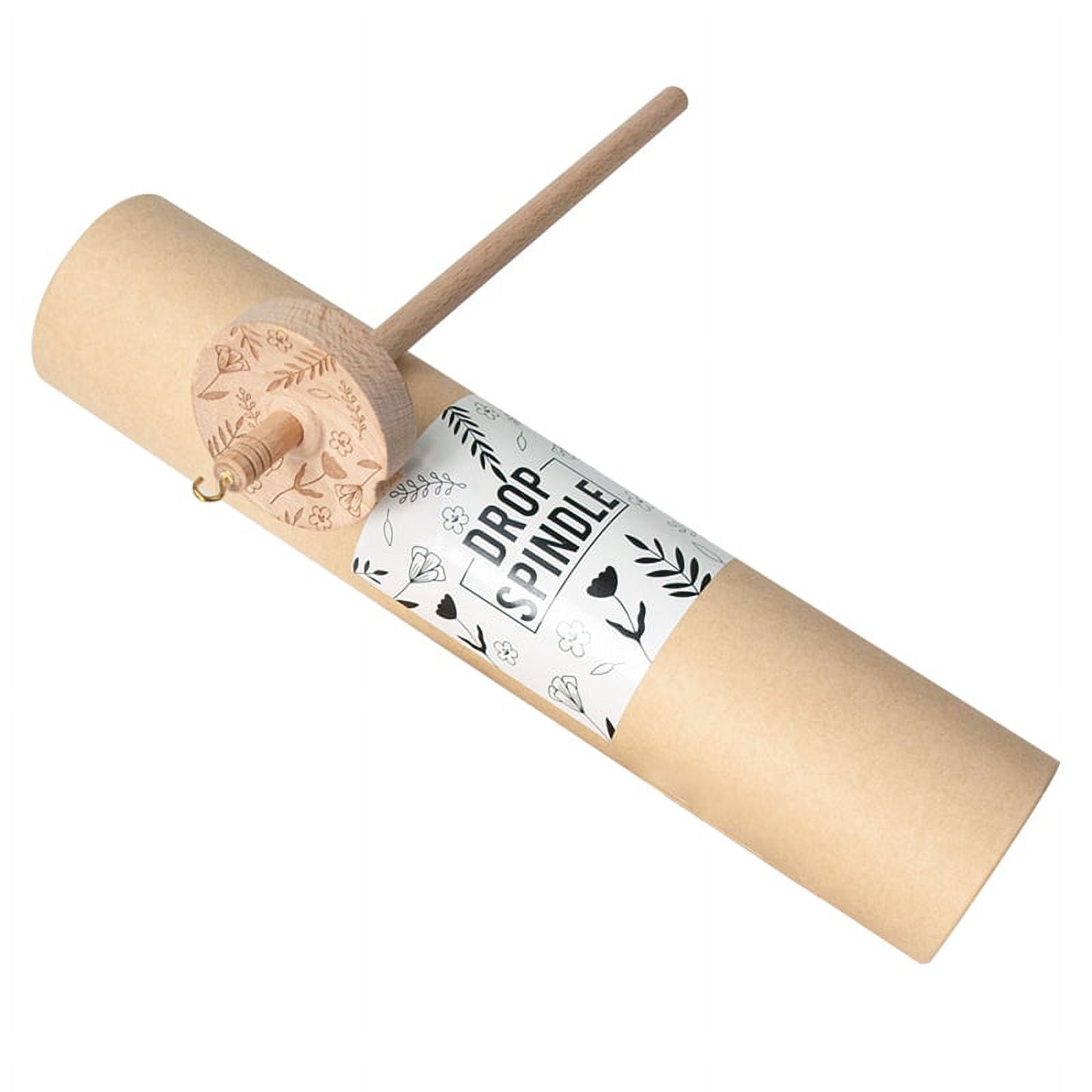 3Inch Drop Spindle Kit Weaving Wheels for Beginners-All in a Gift Box ...