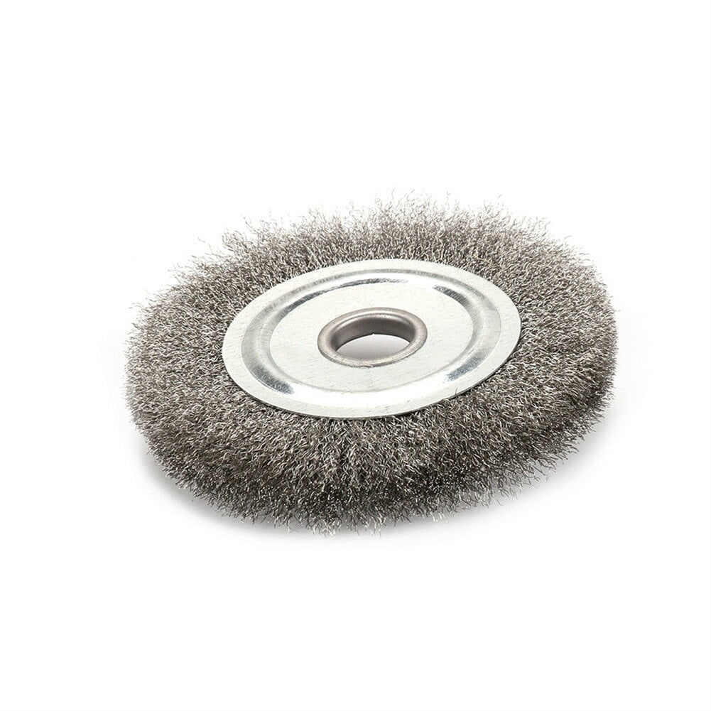 3Inch Flat Crimped Stainless Steel Wire Wheel Brush For Angle Grinder 1 ...