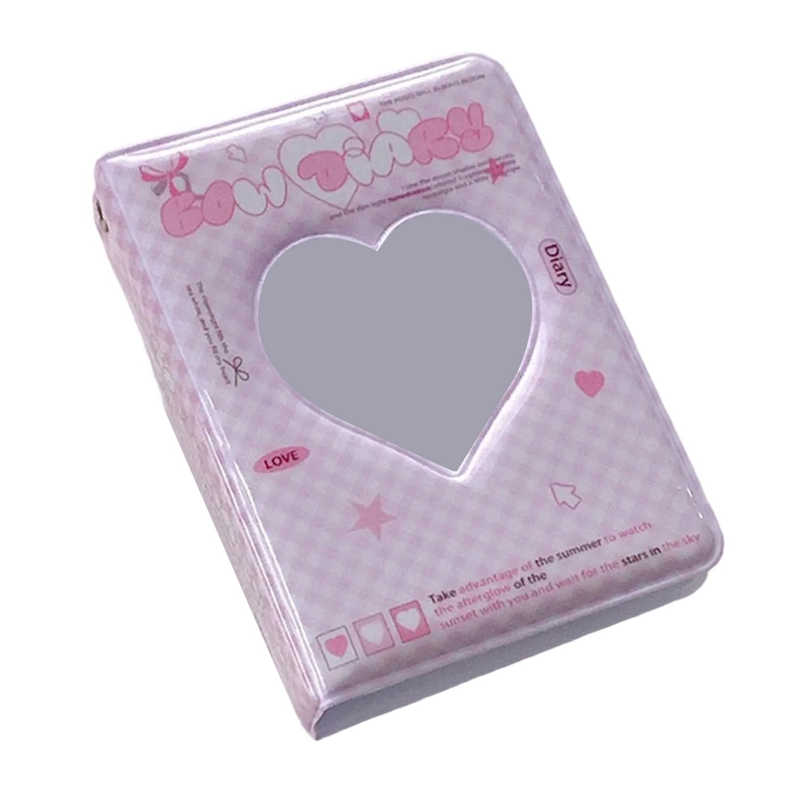 3Inch Small Card Album with Heart Hollowed and 40 Pocket Photocard ...