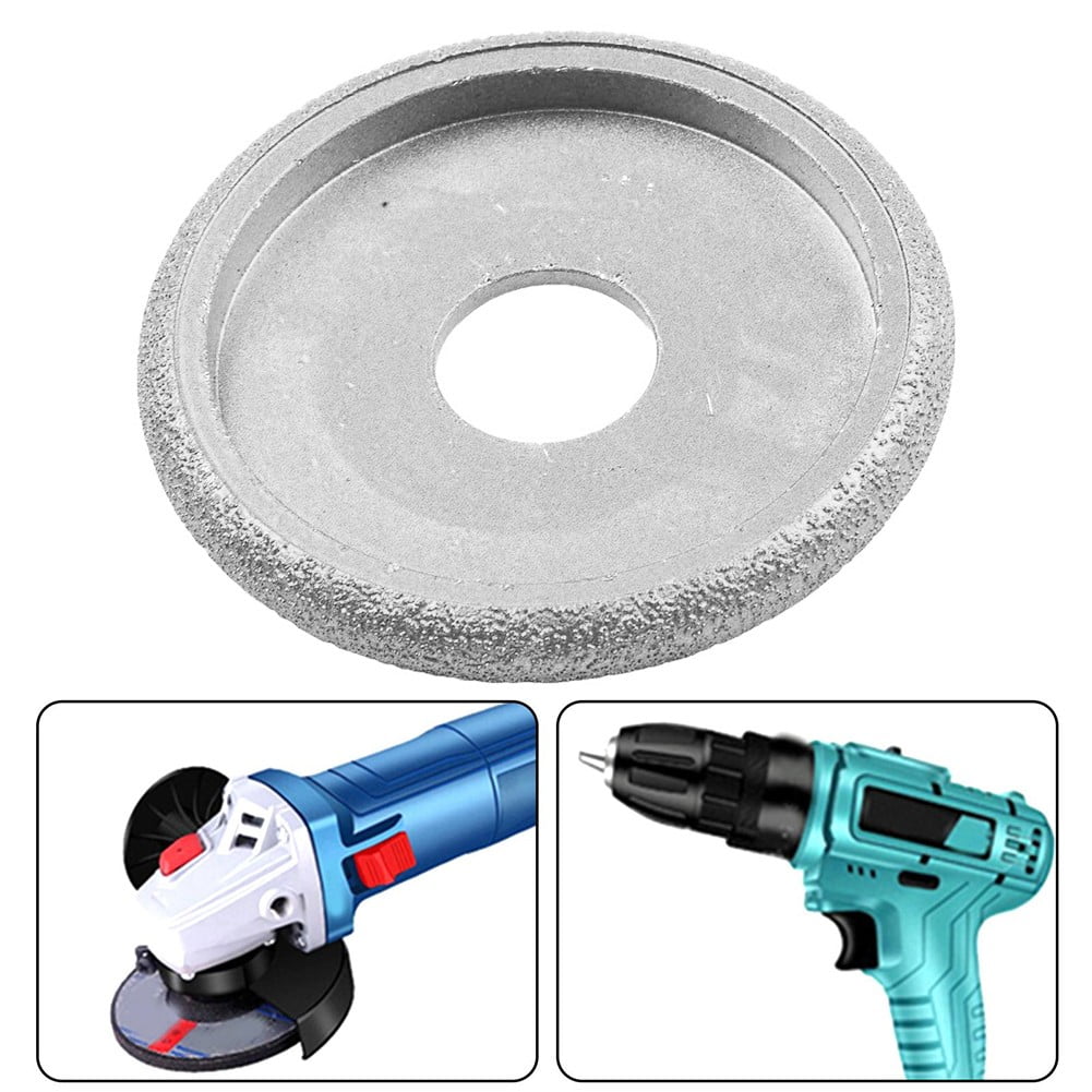 3Inch Stone Edging Wheel Round Dry Vacuum Brazed Grinding Wheel Demi ...