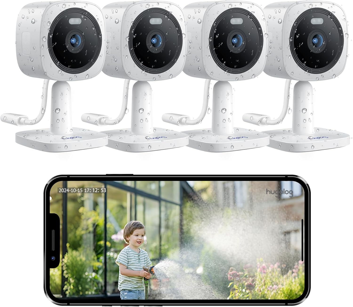 3K 5MP Outdoor Indoor Security Cameras for Home Security, Home Camera ...