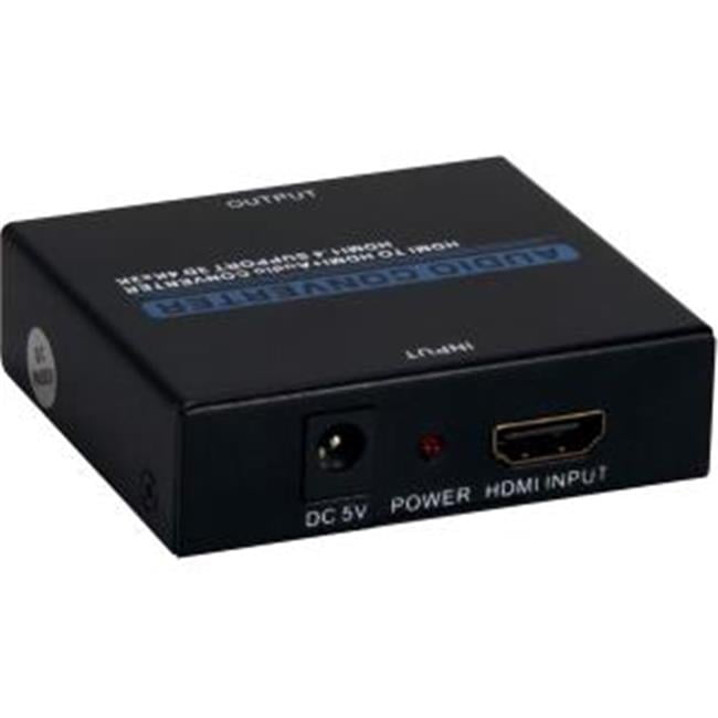 3K6389 HDMI 4K Audio De-Embedder&Extractor with HDMI Pass Through Port ...