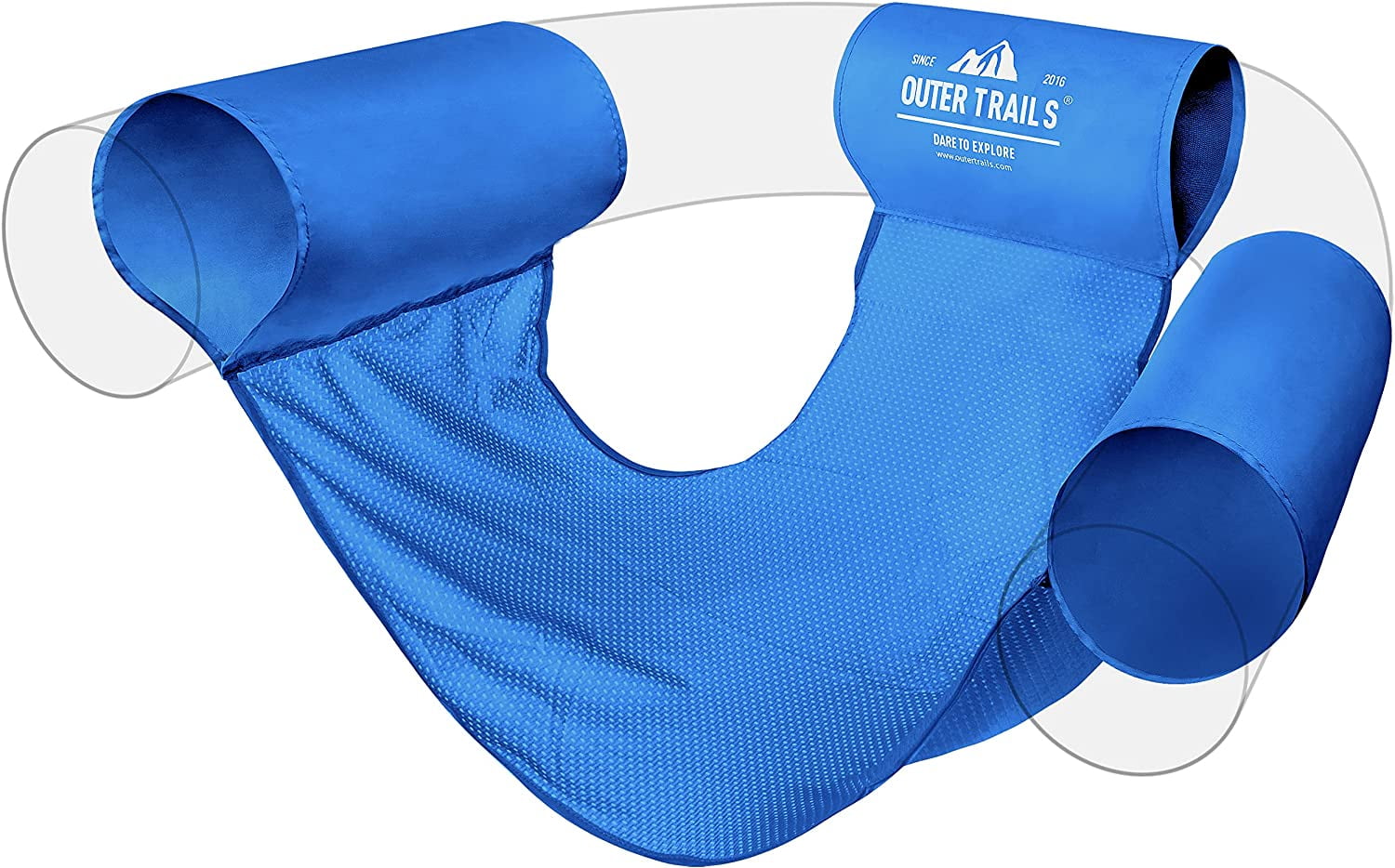 Outer Trails JUMBO Sling Mesh Pool Noodles Chair for Kids & Adults ...