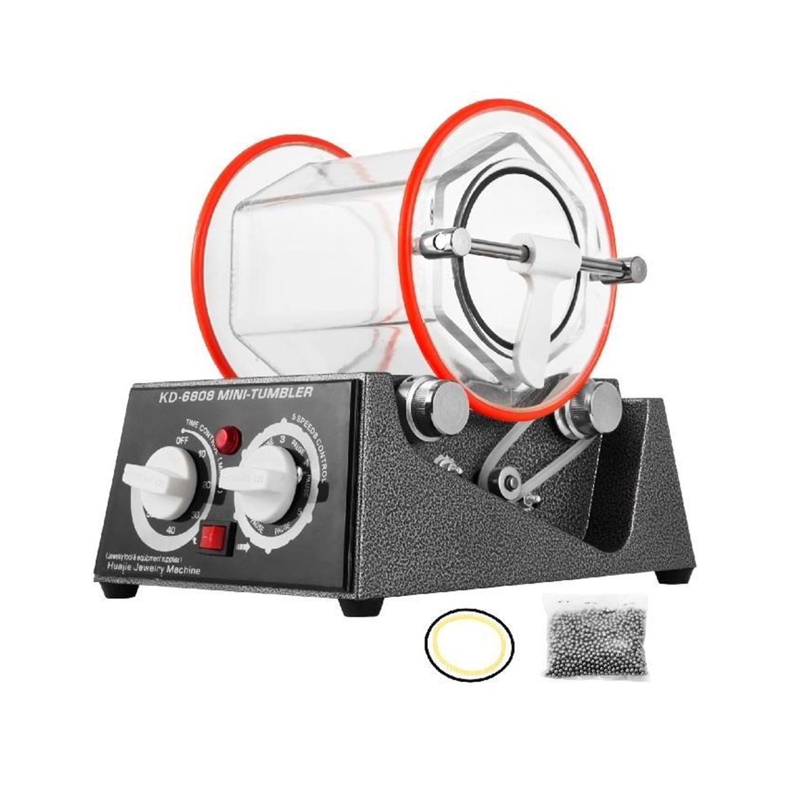 3KG Rotary Tumbler Surface Polisher Jewelry Polisher KT6808 Chamfering ...