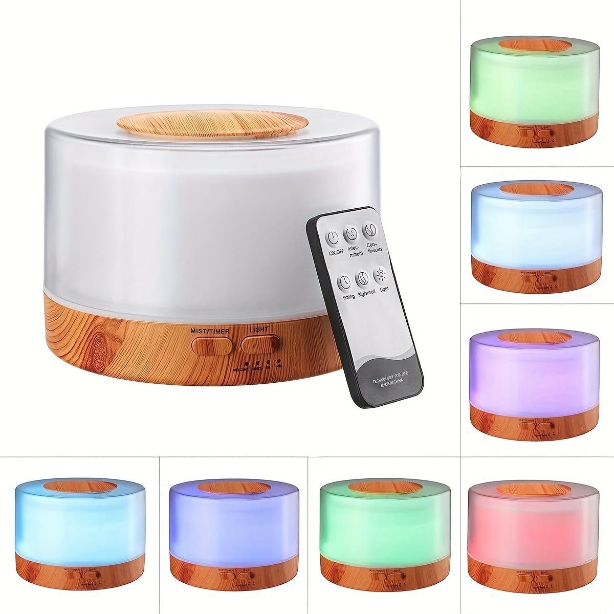 3KKBBEE3 16.91oz Essential Oil Diffuser Cool Mist Air Diffuser With ...