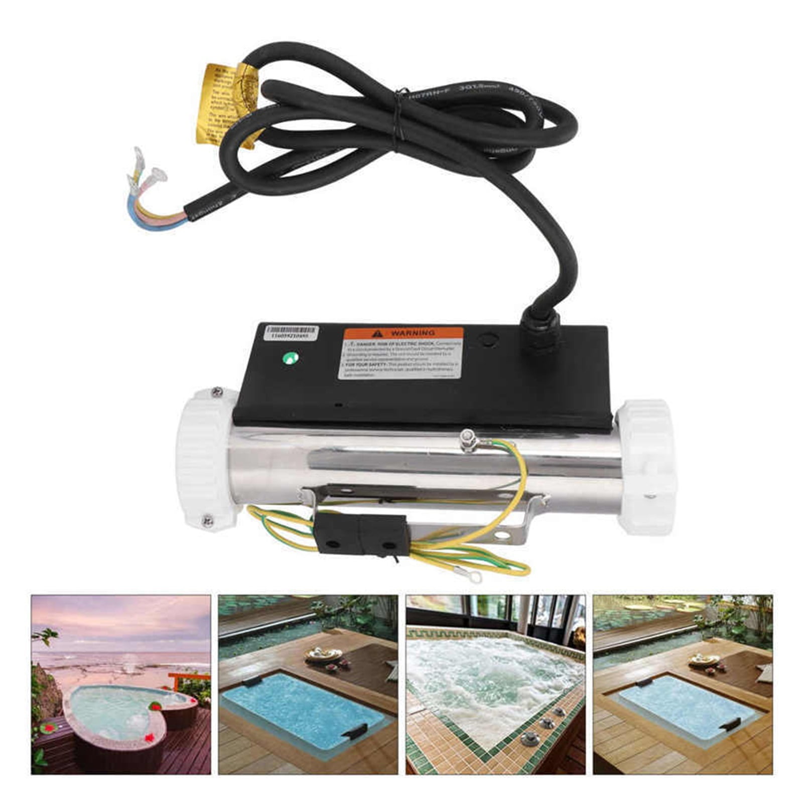 3KW Massage Bathtub Heater SPA Thermostat Circulating Heating Equipment ...