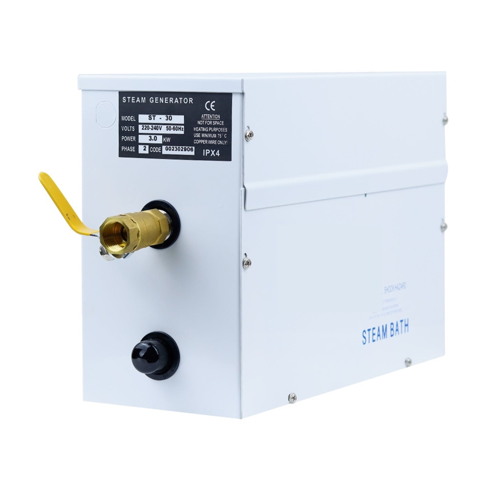 3KW Sauna Machine Steam Bath Generator,380V Weight Loss Spa Relaxes ...