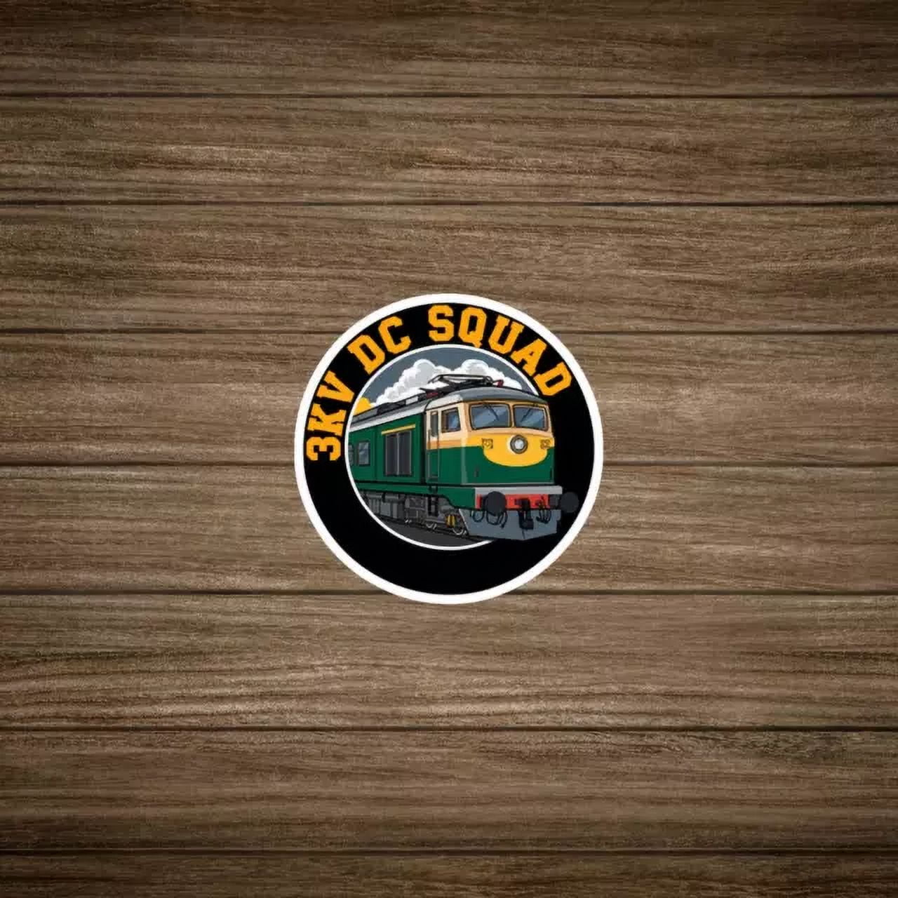 3Kv Dc Squad - Vintage Electric Train Sticker For Rail Enthusiastsphone ...