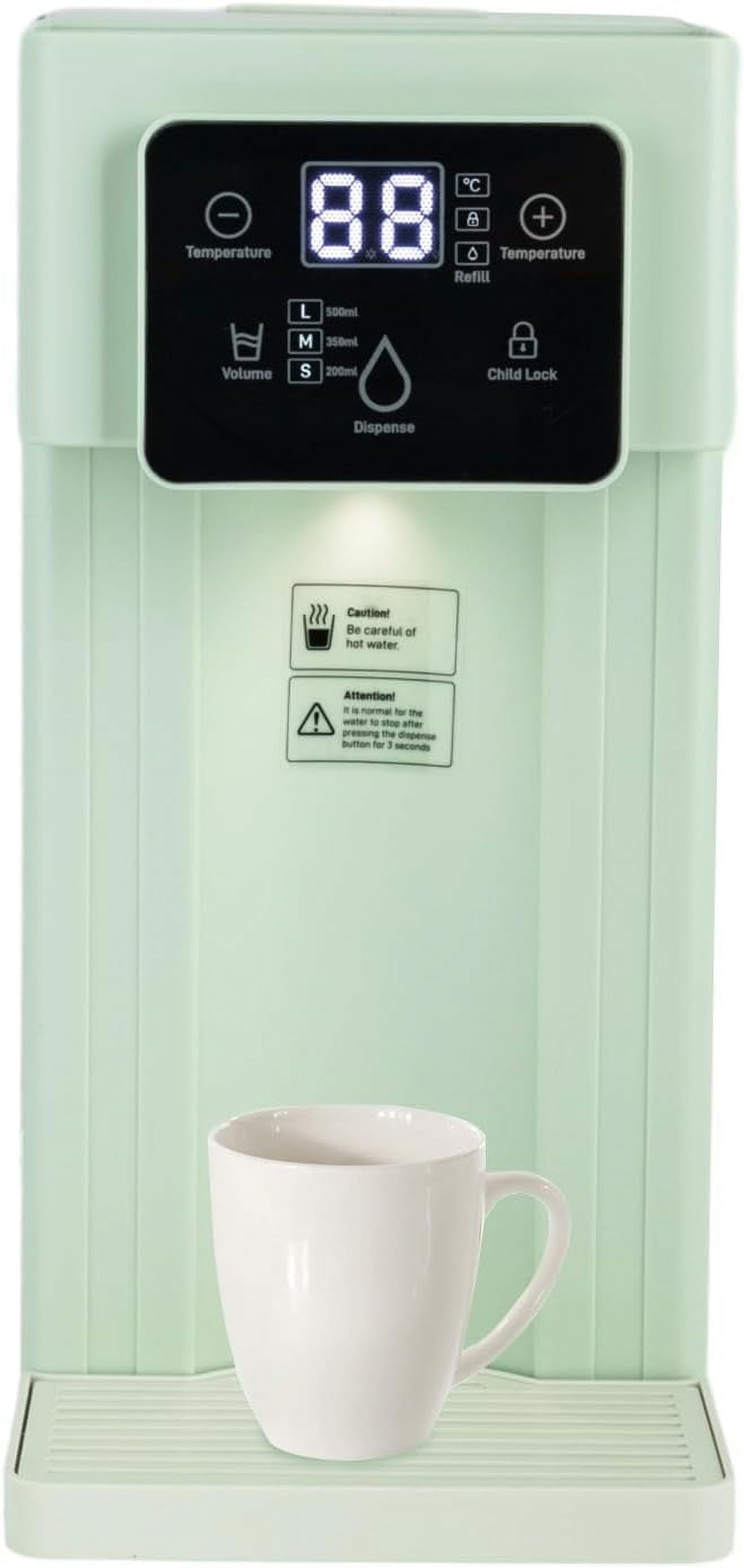 3L/0.79Gal Instant Hot Water Dispenser, Countertop Water Filter with ...