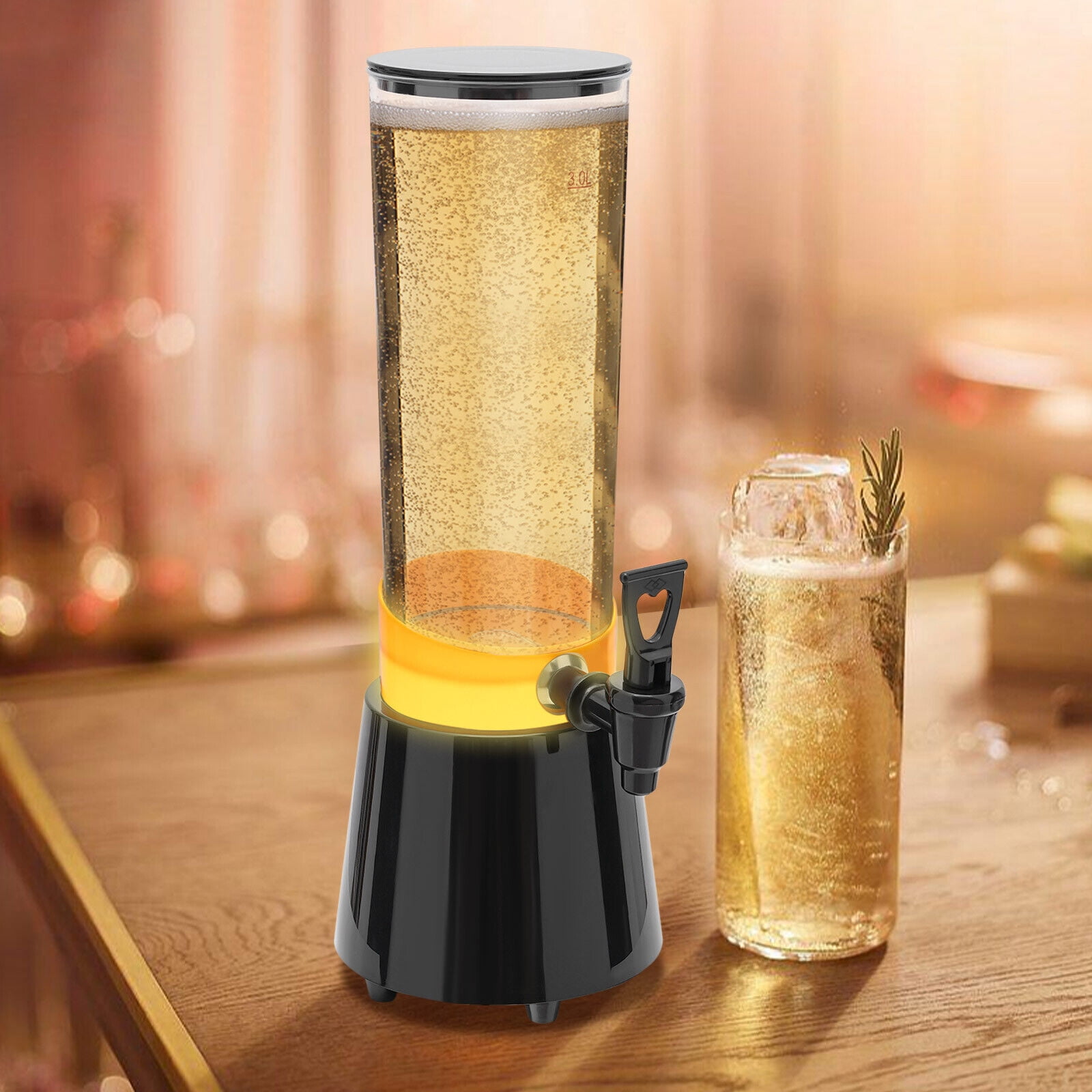 3L/0.79gal Stainless Steel Water Juice Drink Dispenser Multicolor ...