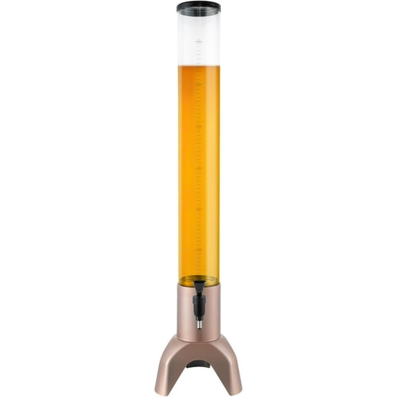 3L/101.45Oz Mimosa Tower Dispenser, Drink Dispenser Tower with Ice Tube ...