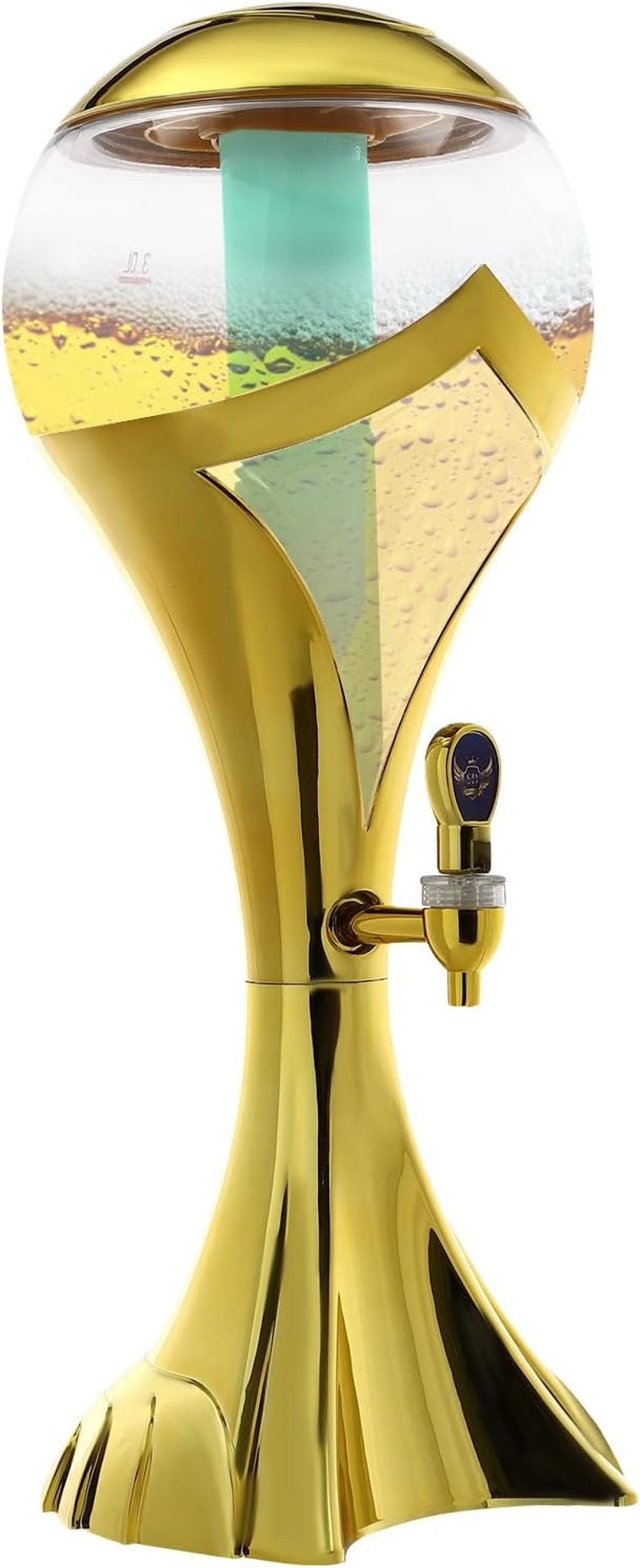 3L/101.5Oz Wine Dispenser Portable Sphere Wine Dispenser w/Faucet ...