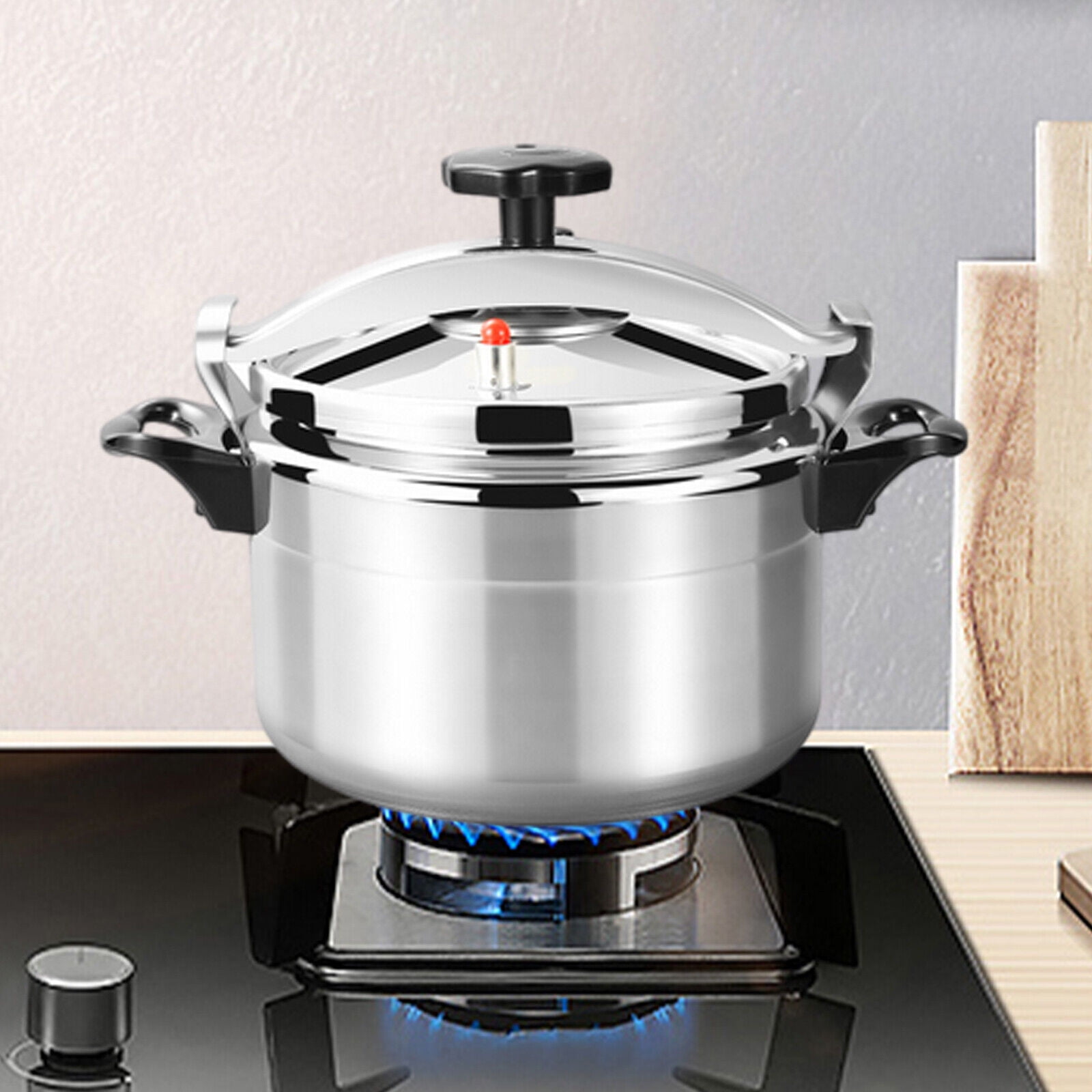 3L 3.17Qt Aluminum Alloy Pressure Cooker with Safety Valve, Anti-Scald ...