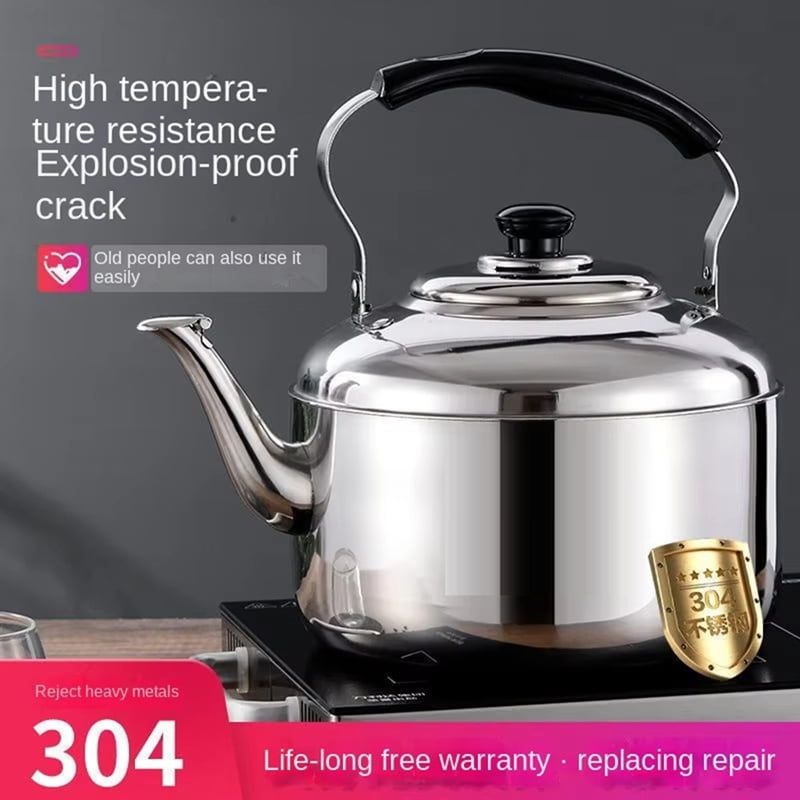 3L 304 Kettle Large Stainless Steel Home Volume Sound Drinking ...