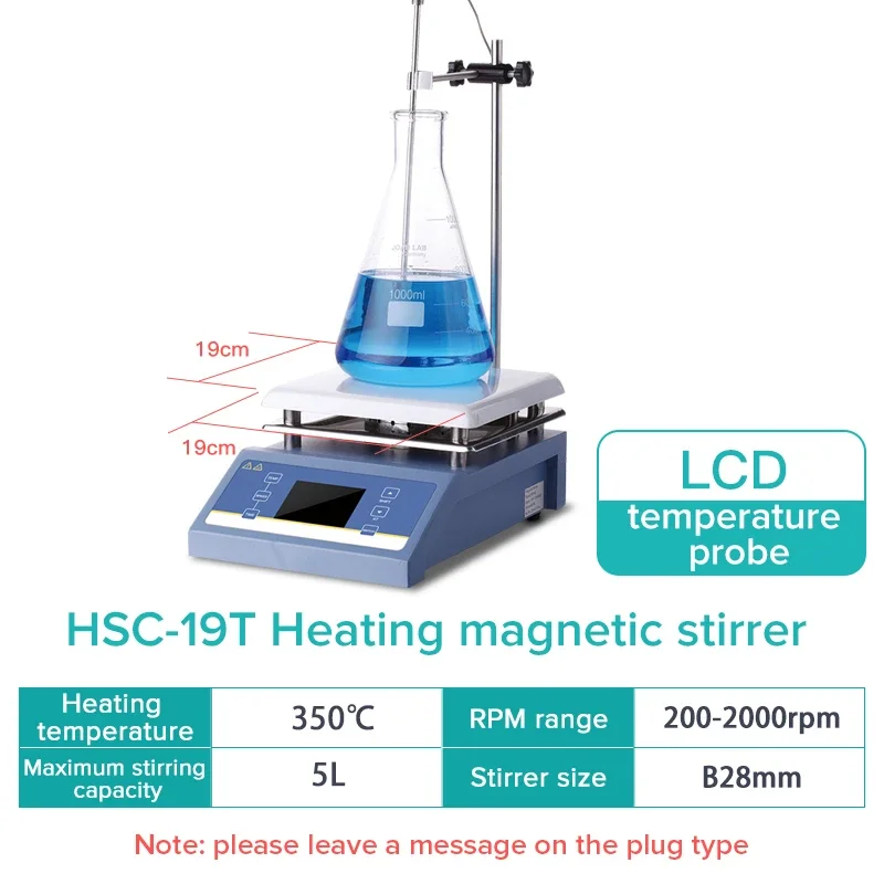 3L/5L Digital Magnetic Stirrer Hot Plate with Temperature Contro ...