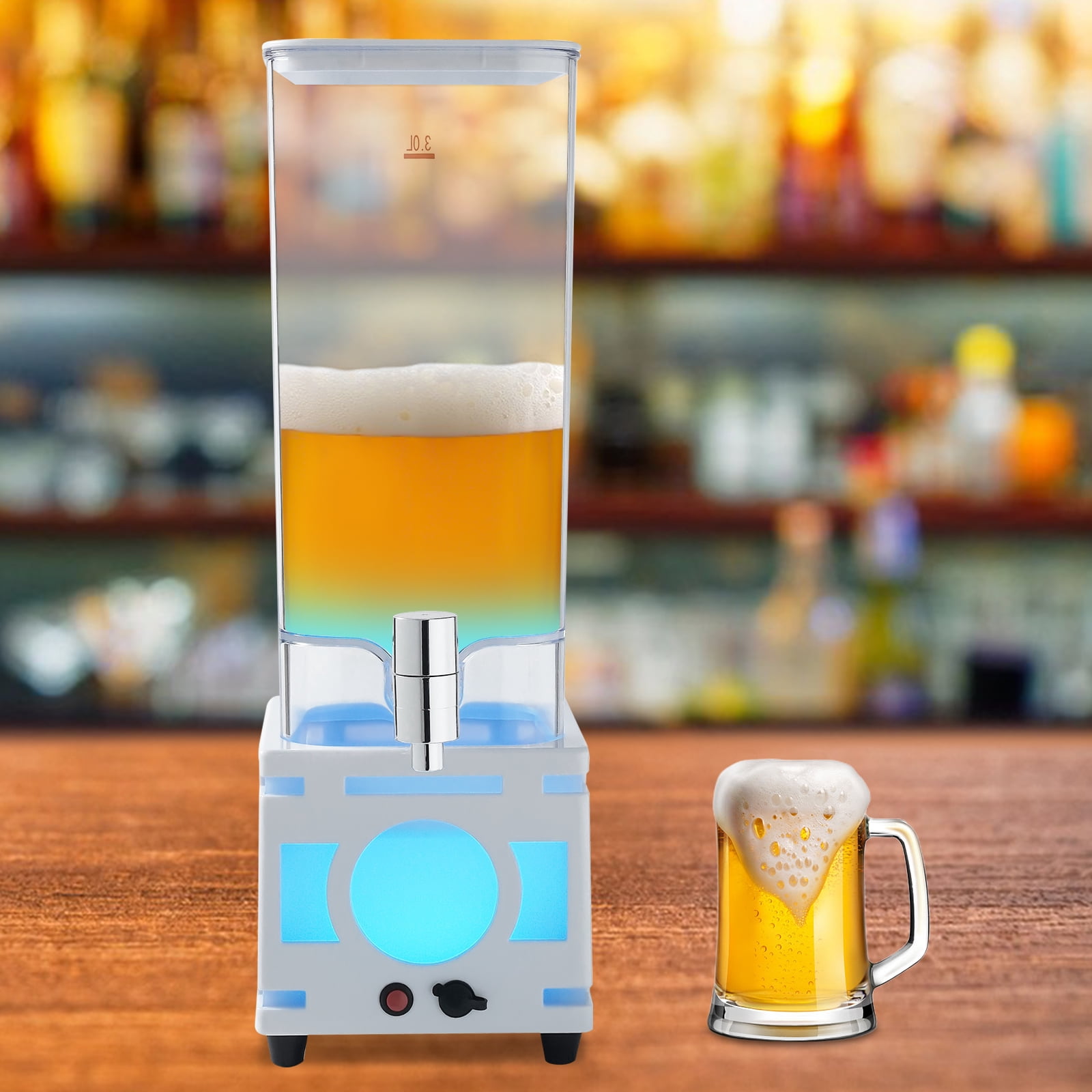 3L Beverage Dispenser, Water Juice Drink Dispenser, 3L Plastic Drink ...