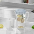 3L Clear Plastic Pitcher With Lid,Juice Jar Portable Container,Clear ...