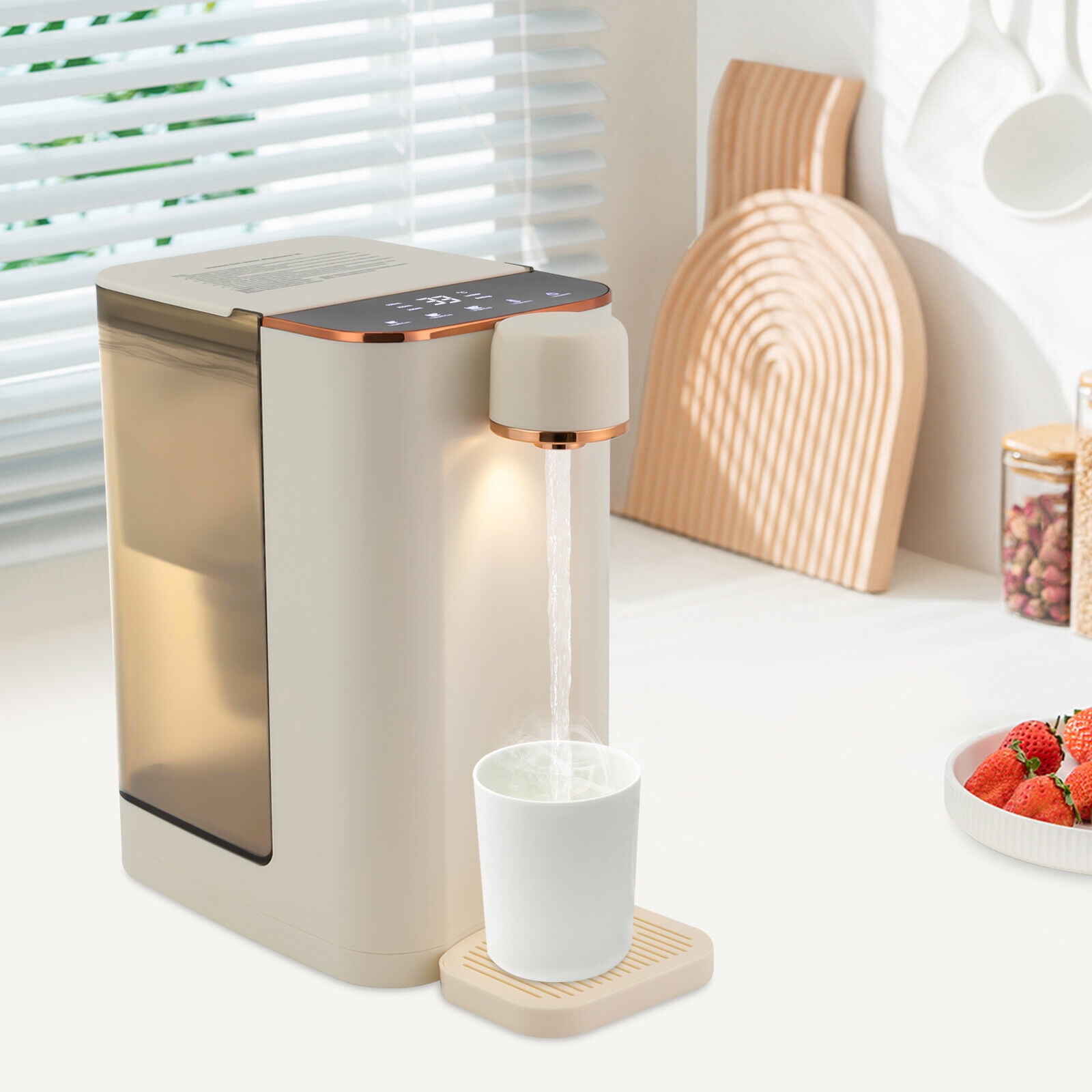 3L Instant Hot Water Dispenser Electric Countertop Water Dispenser for ...