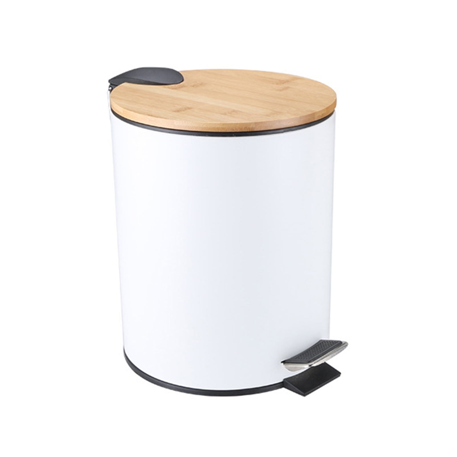 3L Detachable Foot-operated Trash Can - Large Capacity, Waste Garbage ...