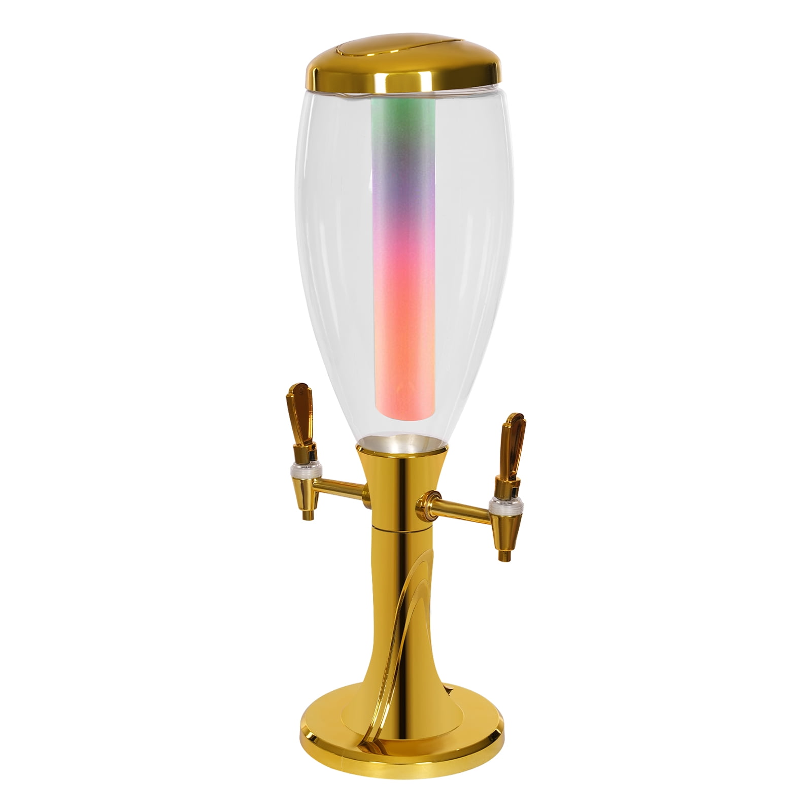 3L Dual Faucet Beverage Dispenser, Portable 0.79 Gal Beer Dispenser ...