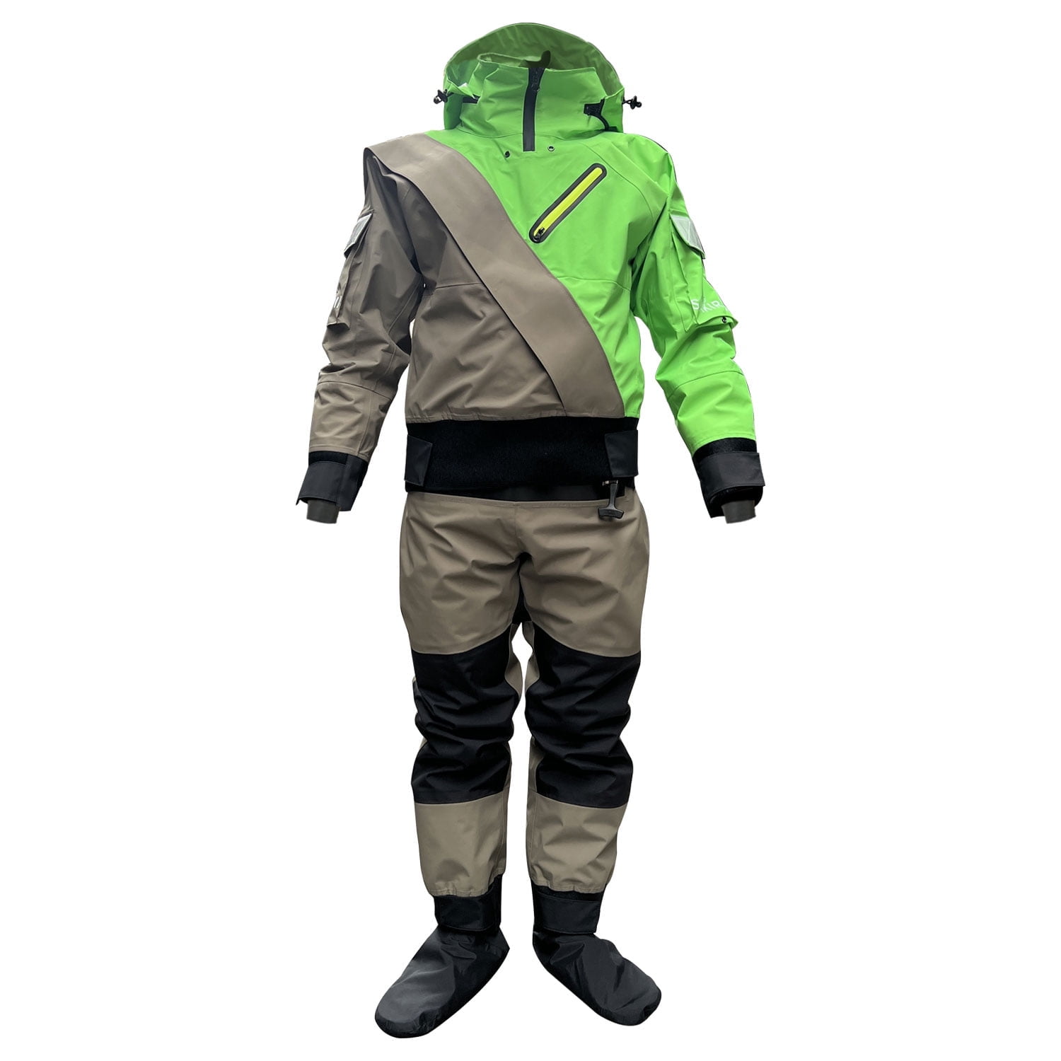 3L Front-Entry Dry Suits for Men Kayking Paddling Sailing Rafting ...