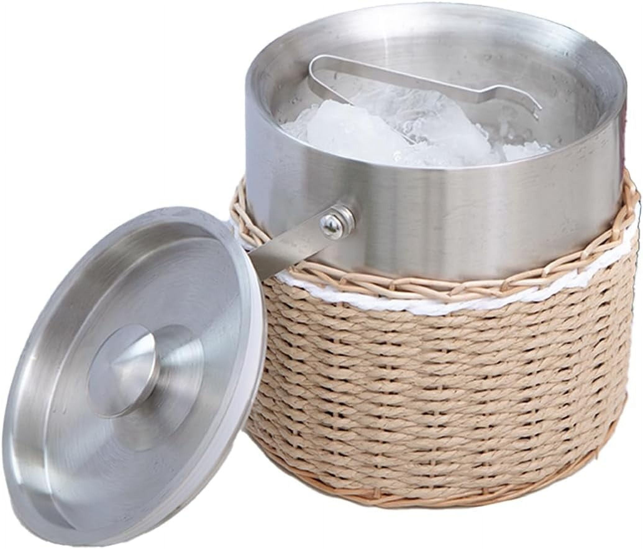 3L Ice bucket, Insulated Ice Bucket Basket with Lid for Party Cocktail ...