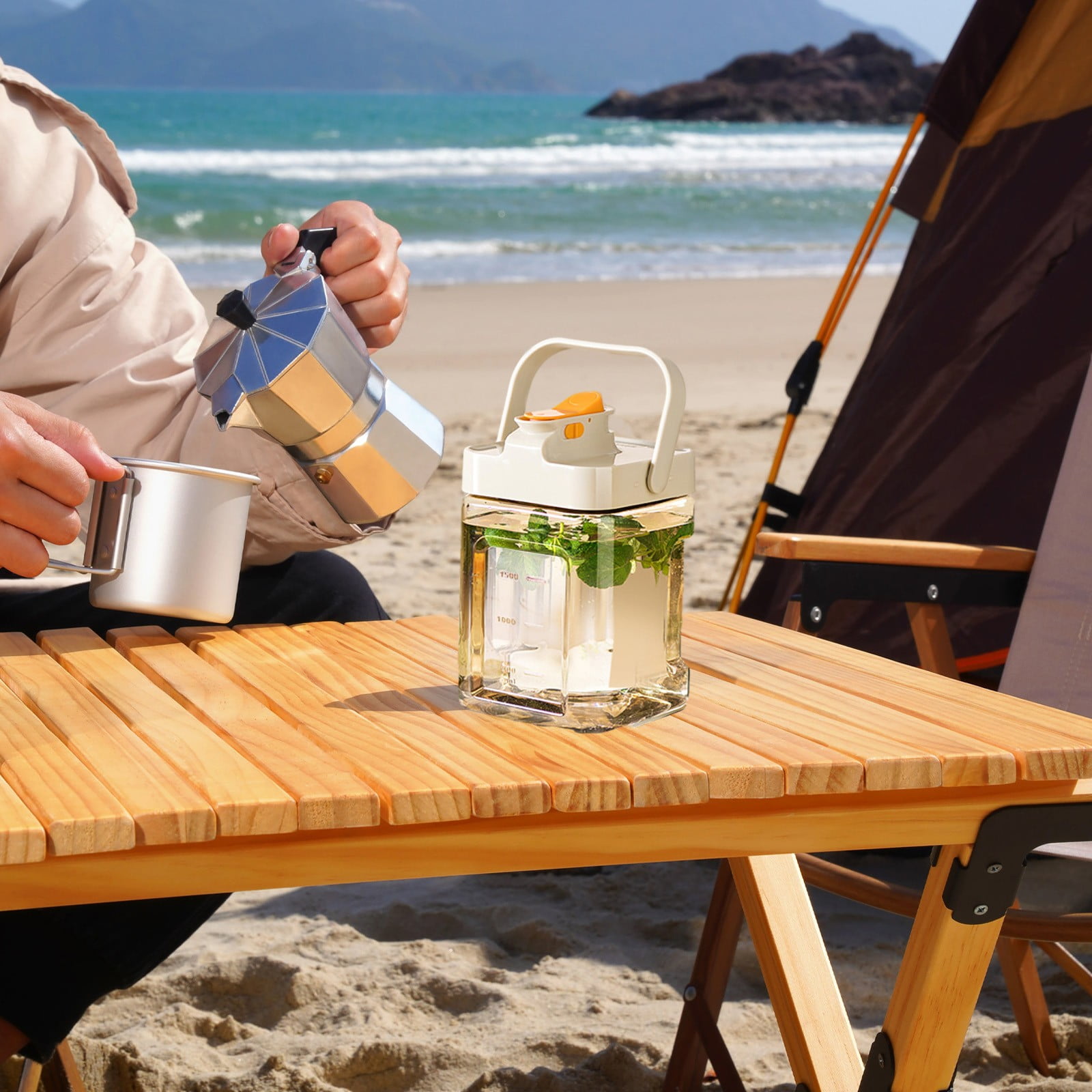 3L Plastic Beverage Dispenser with Tap,Large Capacity Drink Dispenser ...