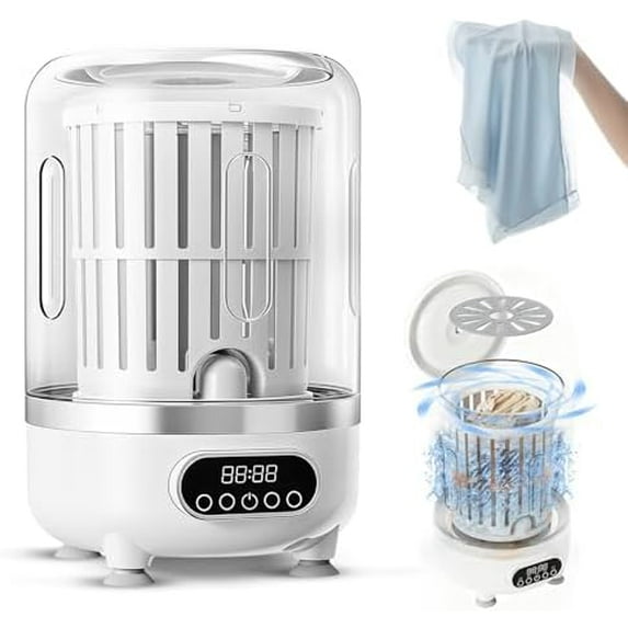 3L Portable Washing Machine,3 In 1 Portable Washer And Dryer Underwear ...