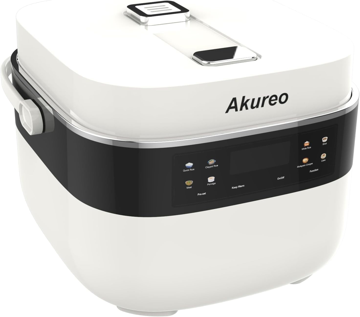 3L Smart Rice Cooker, 6-Cup Uncooked, Fuzzy Logic, Stainless steel ...
