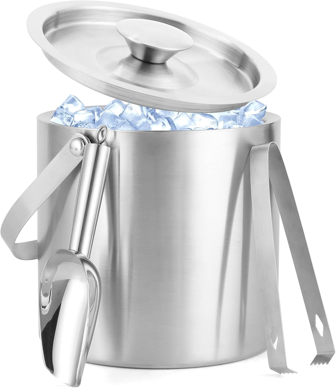 3L Stainless Steel Ice-Cold Bucket Set – Double-Wall Insulated Cooler ...
