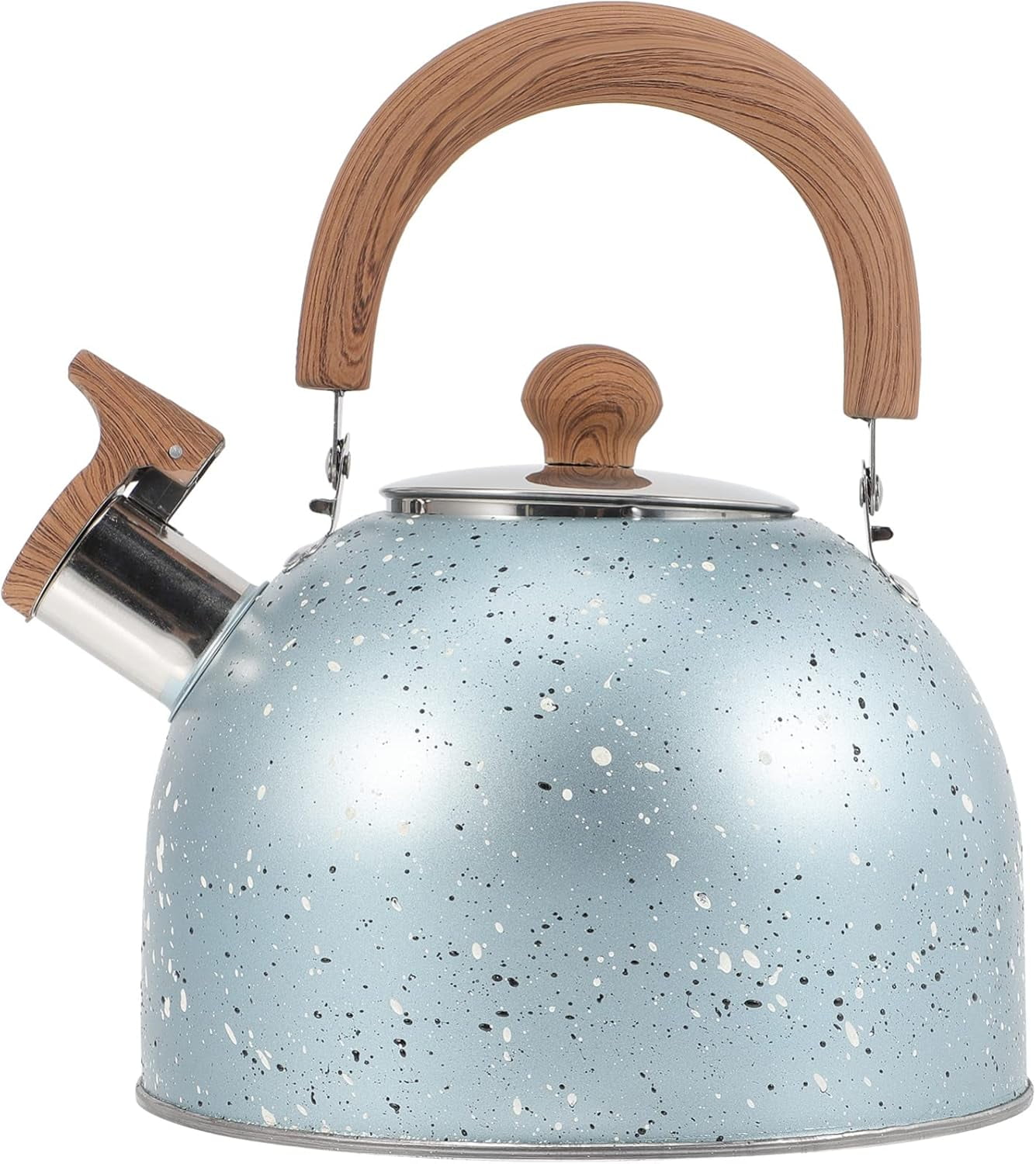 3L Stainless Steel Tea Kettles, Whistling Tea Kettle Teapot with Cool ...